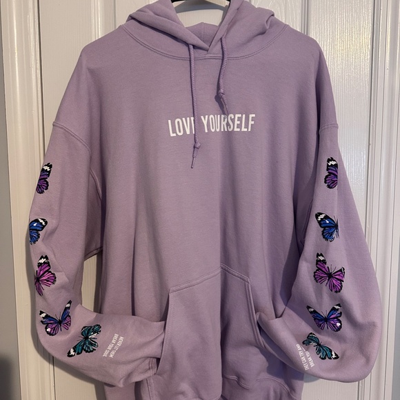 Phora Merch | Tops | Yours Truly Broken Butterfly Hoodie By Phora ...